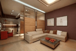 Kitchen living room - basic principles of planning and decoration ...