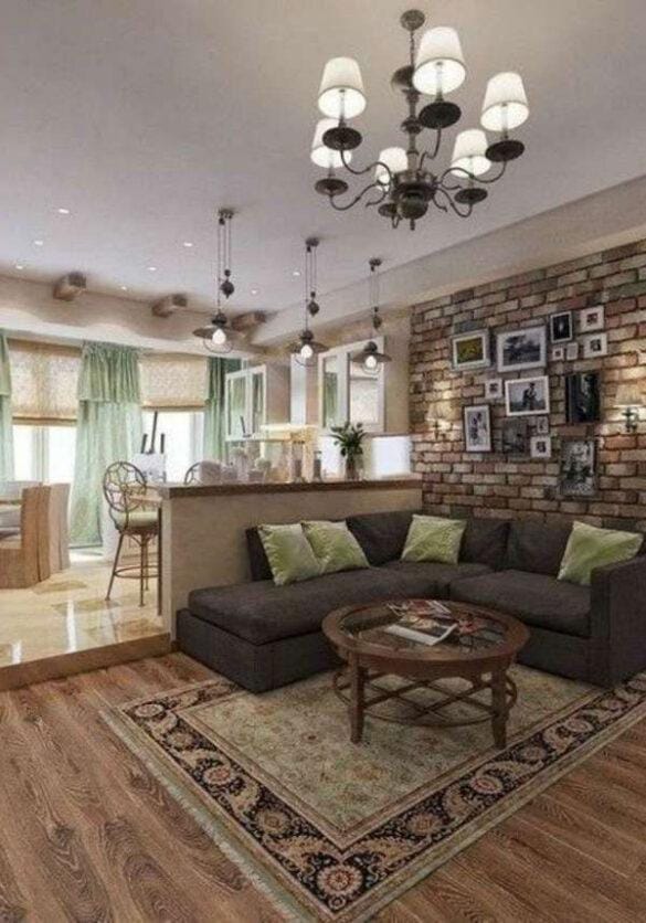 Living room kitchen design: ideas, layout options and trends 2020 ...