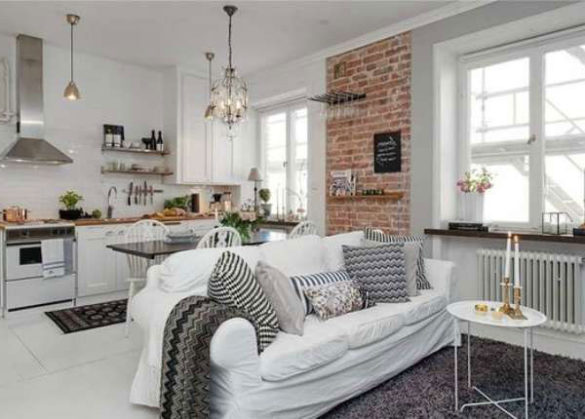 Living room kitchen design: ideas, layout options and trends 2020 ...